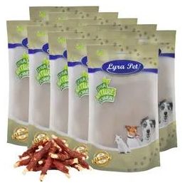 10 kg LYRA PET&reg; Kaurollen mit Entenbruststreifen