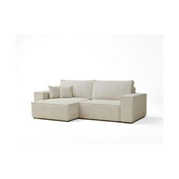 Ecksofa creme Ma&szlig;e (cm): B: 255 H: 70 Sofas > Sofas nach Material > Stoffsofas &raquo; Sofa DE