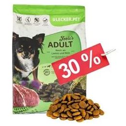 LYRA PET 4 kg Lecker.Pet&reg; Josie's Adult Lamm & Reis Hundefutter Trockenfutter Vollnahrung MHD 3/2026