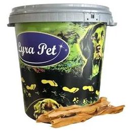 20 Stk. LYRA PET&reg; Rinderkopfhautstangen ca. 50 cm in 30 L Tonne