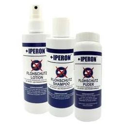 IPERON&reg; Flohschutz Trio - 200 ml Lotion, 200 ml Shampoo & 100 g Puder im Set