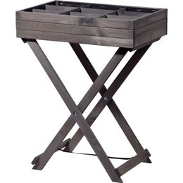 Dobar 58500e Klappbarer Kr&auml;utertisch, Kiefer