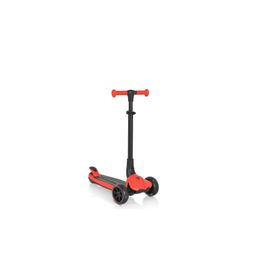 Byox Kinderroller Bolt 3 R&auml;der, h&ouml;henverstellbar, klappbar, PU-R&auml;der, ABEC-9 rot