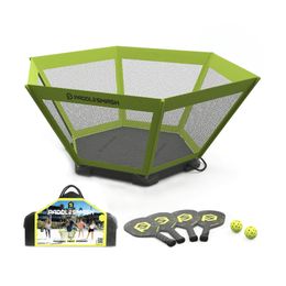 PaddleSmash 2in1 Pickleball & Roundnet Spiel mit faltbarer Basis (&Oslash; 90 cm)