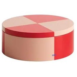 Hay Tin Aufbewahrungsdose Round Red and soft pink