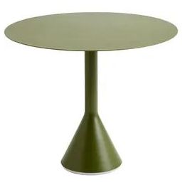 Hay Palissade Cone Outdoor Tisch &Oslash;90 x H74 cm Olive
