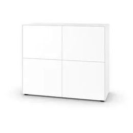 P.I.U.R.E. Piure Nex Pur Box Highboard Doppelt&uuml;r 120 x 40 x 100 cm White