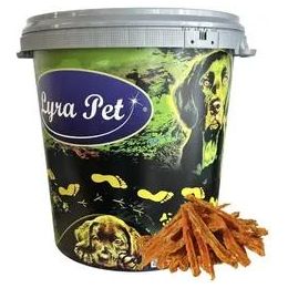 5 kg LYRA PET&reg; H&uuml;hnerbruststreifen in 30 L Tonne