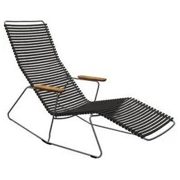 Houe CLICK Sunrocker mit Bamubsarmlehnen Black