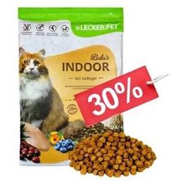 2,5 kg Lecker.Pet&reg; Balu's Indoor Gefl&uuml;gel Katzenfutter Trockenfutter Vollnahrung MHD 4/2026