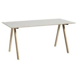 Hay CPH10 Schreibtisch Eiche/Linoleum Off-White