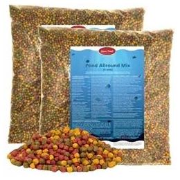 2 x 10 Liter (7,4 kg) Lyra Pond&reg; Pond Allround Koi Mix Fischfutter Teichfutter