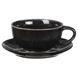 Broste Copenhagen Nordic Coal Tasse mit Untertasse 25 cl Charcoal