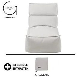 Blomus Outdoor-Lounger STAY inkl. GRATIS Schutzh&uuml;lle (Set) 60 x 120 cm Cloud