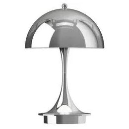 Louis Poulsen Tischleuchte Panthella 160 Portable V3 High lustre chrome plated