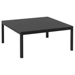muuto Workshop Couchtisch, 86 x 86 cm, eiche schwarz / linoleum schwarz