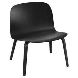 muuto Visu Lounge Chair, schwarz