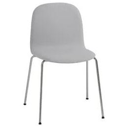 muuto Visu Chair, tube base, steelcut 120 / chrome