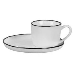 Broste Copenhagen Salt Tasse mit Untertasse 0,1l