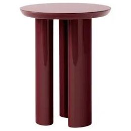 &tradition &Tradition Tung JA3 Beistelltisch, burgundy red