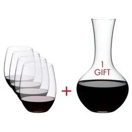 Riedel O Rotweinglas und Dekanter Cabernet/Merlot 5er Set