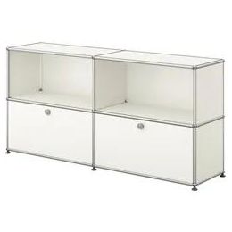 USM Haller Sideboard mit 2 Klappt&uuml;ren reinweiss