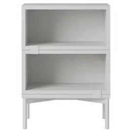 muuto Stacked Storage Bedside Table - Configuration 1, grau