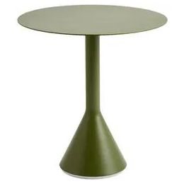 Hay Palissade Cone Outdoor Tisch &Oslash;70 x H74 cm Olive
