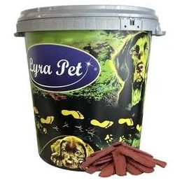 5 kg LYRA PET&reg; Pferdefleischstreifen in 30 L Tonne