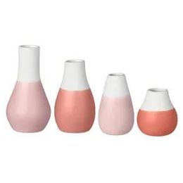 R&auml;der r&auml;der Set aus 4 Mini Pastellvasen Rott&ouml;ne