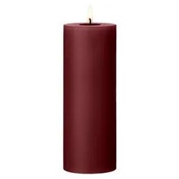 Ester & Erik LED Blockkerze 20 cm Deep Wine