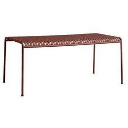 Hay Palissade Outdoor Tisch 90 x 170 cm Iron Red