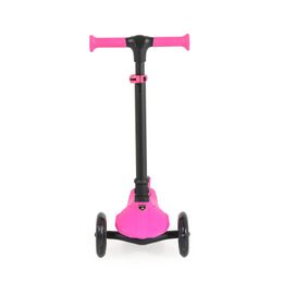 Byox Kinderroller Lamborghini 3 R&auml;der klappbar PU-R&auml;der ABEC-7 LED-R&auml;der Bremse rosa pink
