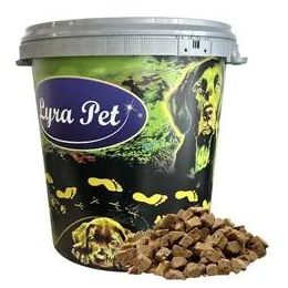 1 kg (5 x 200 g) LYRA PET&reg; Entenleberw&uuml;rfel gefriergetrocknet in 30 L Tonne