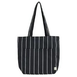 Hay Outdoor Market Tote Bag Medium Black with beige stripe