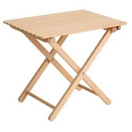 Hay Outdoor Market Folding Table Natural Small