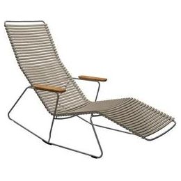 Houe CLICK Sunrocker mit Bamubsarmlehnen Beige