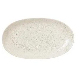 Broste Copenhagen Nordic Vanilla Platte oval 17 x 30 cm