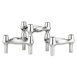 STOFF Nagel BMF candle holder (set with 3 pcs) - chrome