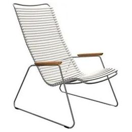 Houe CLICK Lounge Chair mit Bambusarmlehnen Muted White
