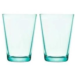 iittala Kartio Trinkglas 40cl 2er Set Wassergr&uuml;n