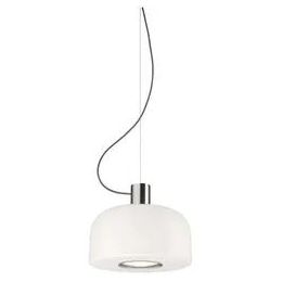Flos Pendelleuchte Bellhop Glass S1 Bright Aluminium