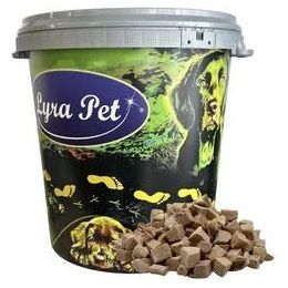 1 kg (5 x 200 g) LYRA PET&reg; Entenbrustw&uuml;rfel gefriergetrocknet in 30 L Tonne
