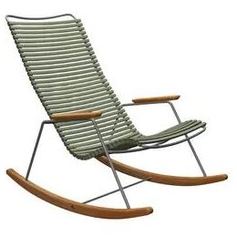 Houe CLICK Rocking Chair mit Bamubsarmlehnen Olivegr&uuml;n