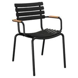 Houe Reclips Dinning Chair mit Bambusarmlehne Black
