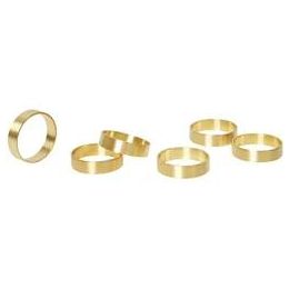 Broste Copenhagen Ring Serviettenring Messing 6er Set Brass Finish
