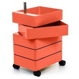 Magis 360&deg; Rollcontainer mit 5 F&auml;cher, rosa