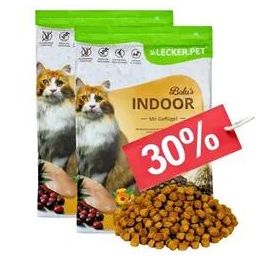 5 kg Lecker.Pet&reg; Balu's Indoor Gefl&uuml;gel Katzenfutter Trockenfutter Vollnahrung MHD 4/2026