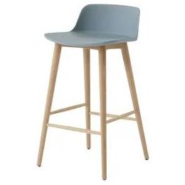 &tradition &Tradition Rely HW118 Barhocker, h&ouml;he 65 cm, eiche natur / light blue