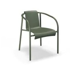Houe NAMI Dining chair mit Armlehnen Olive green
